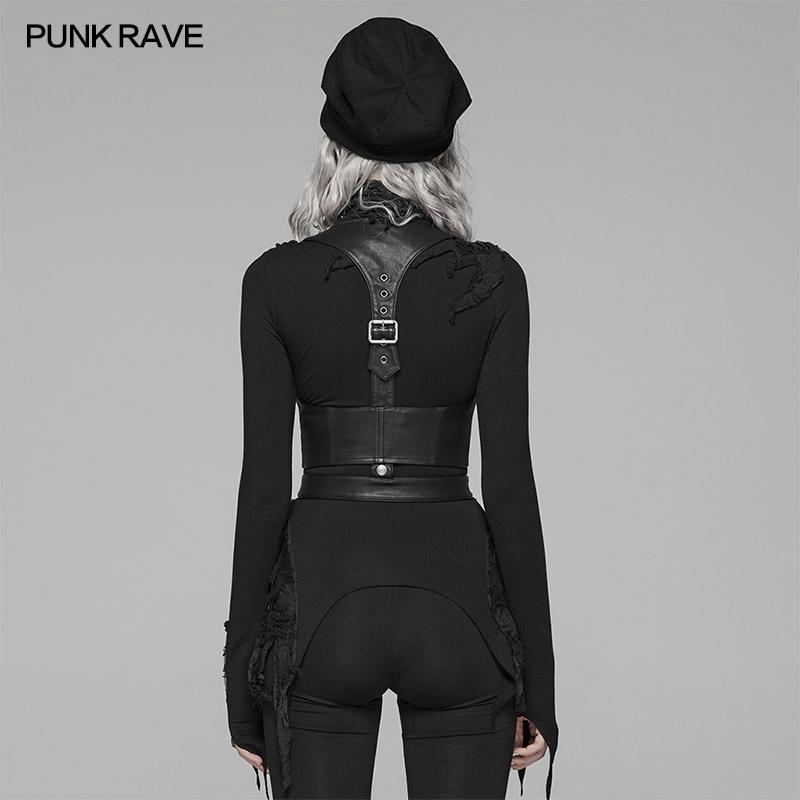 Punk Accessories Leather PU Vest– PUNK RAVE UK